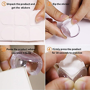 KRD baby Coener Guards(12 Packs)-Baby proofing Corner Protector for Baby Safety,Child Proof Corner Cover Corner Bumpers,Furniture & Sharp Corners Baby Proofing