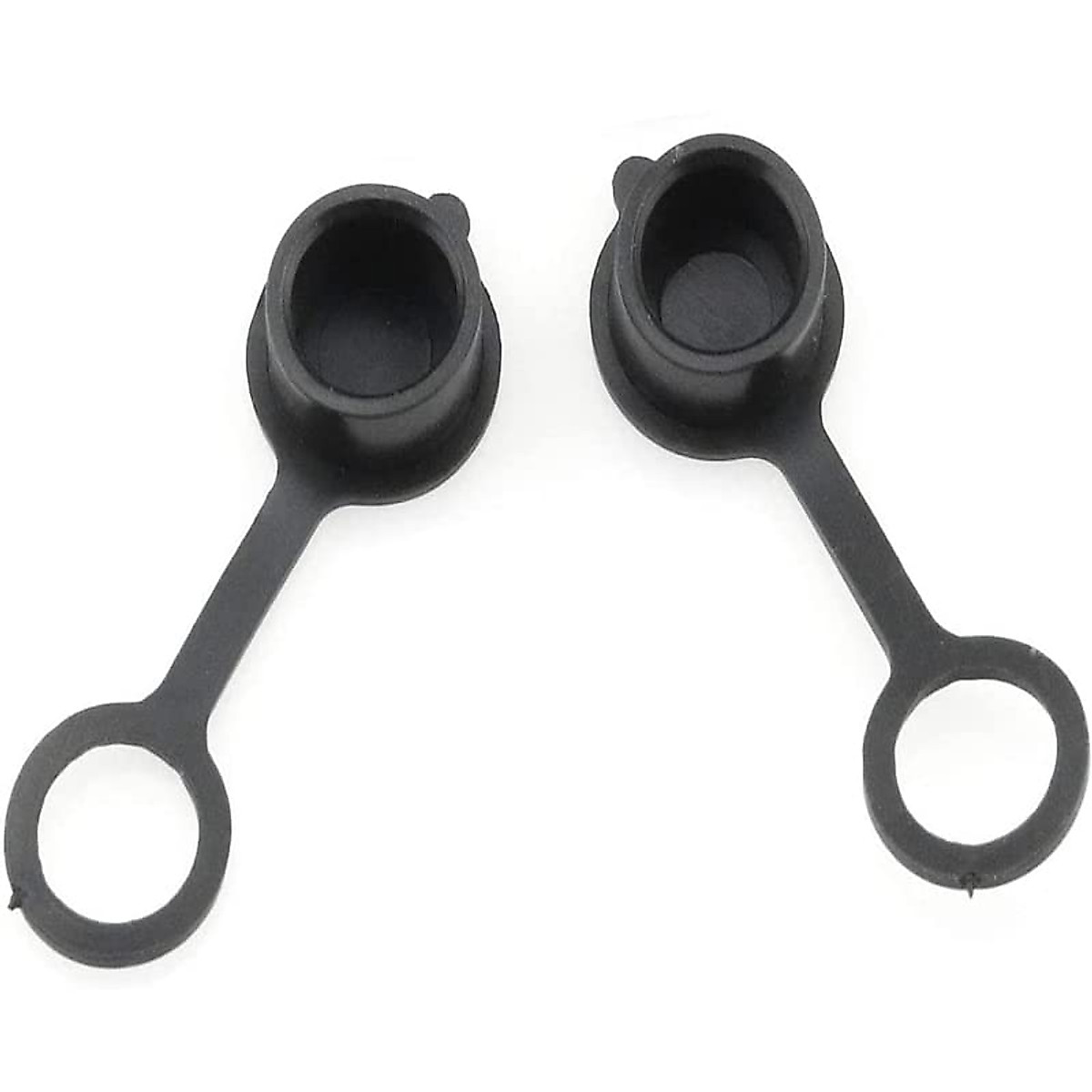 AIMPGSTL 10PCS GX16 Cap Lid Black GX16 Aviation Connector Plug Cover Waterproof Dust Plastic Cap Circular Protective Sleeve