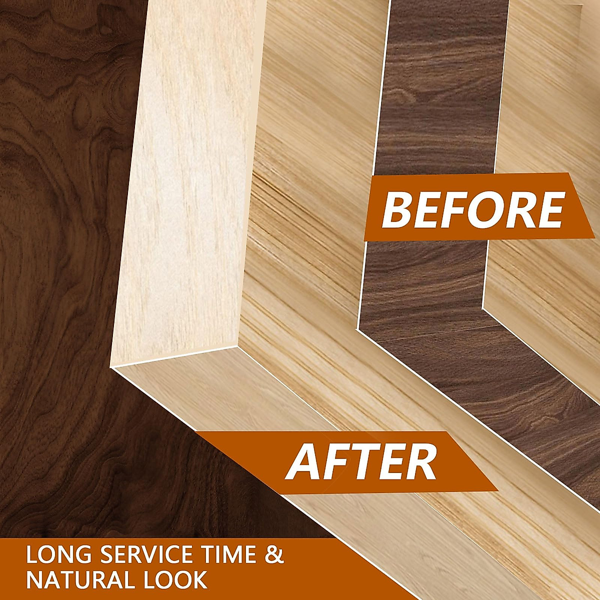 QTLCOHD 2 Roll Edge Banding 3/4 Inch x 65 Ft. Wood Veneer Edge Banding Iron on with Hot Melt Adhesive Pre-glued Flexible Birch Edge Banding for Cabinet Repair Furniture