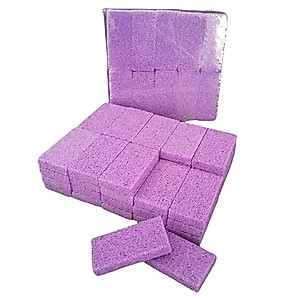 70 PCS Pedicure Exfoliator Kit Set 40 PCS Disposable Pedicure Pumice Stone for Foot Care Sponge Scrubber Callus Purple Coarse Dead Skin Remover 30 PCS Pedicure Nail Files (Pack of 70)