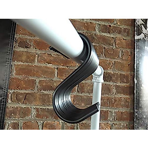 NAHANCO SHKSMRS12 Heavy Duty Steel S Hook Hanger, Gunmetal Finish, 4" (12 Pack)