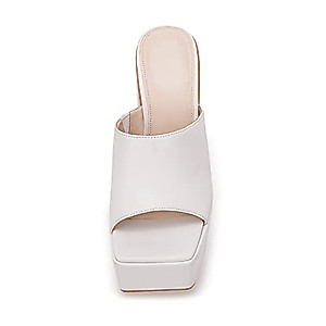 VETASTE Women's Platform Chunky Block Heels Sexy Open Toe High Heel Sandals