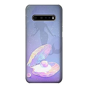 R3823 Beauty Pearl Mermaid Case Cover for LG V60 ThinQ 5G