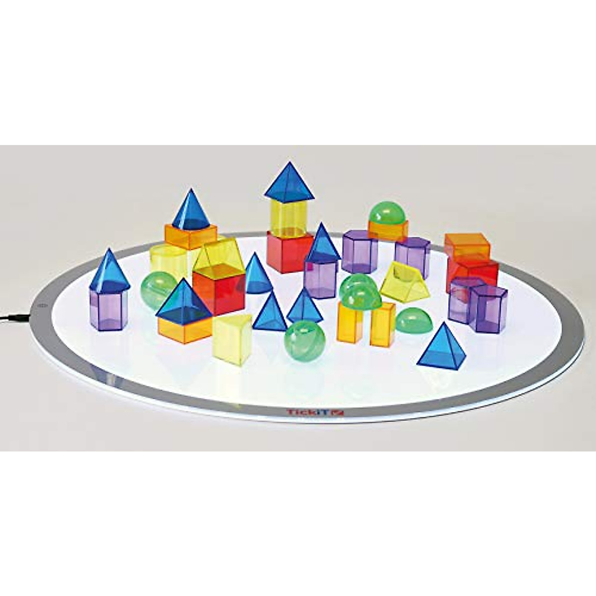 TickiT 9241 Translucent Geometric Shapes (Pack of 36)