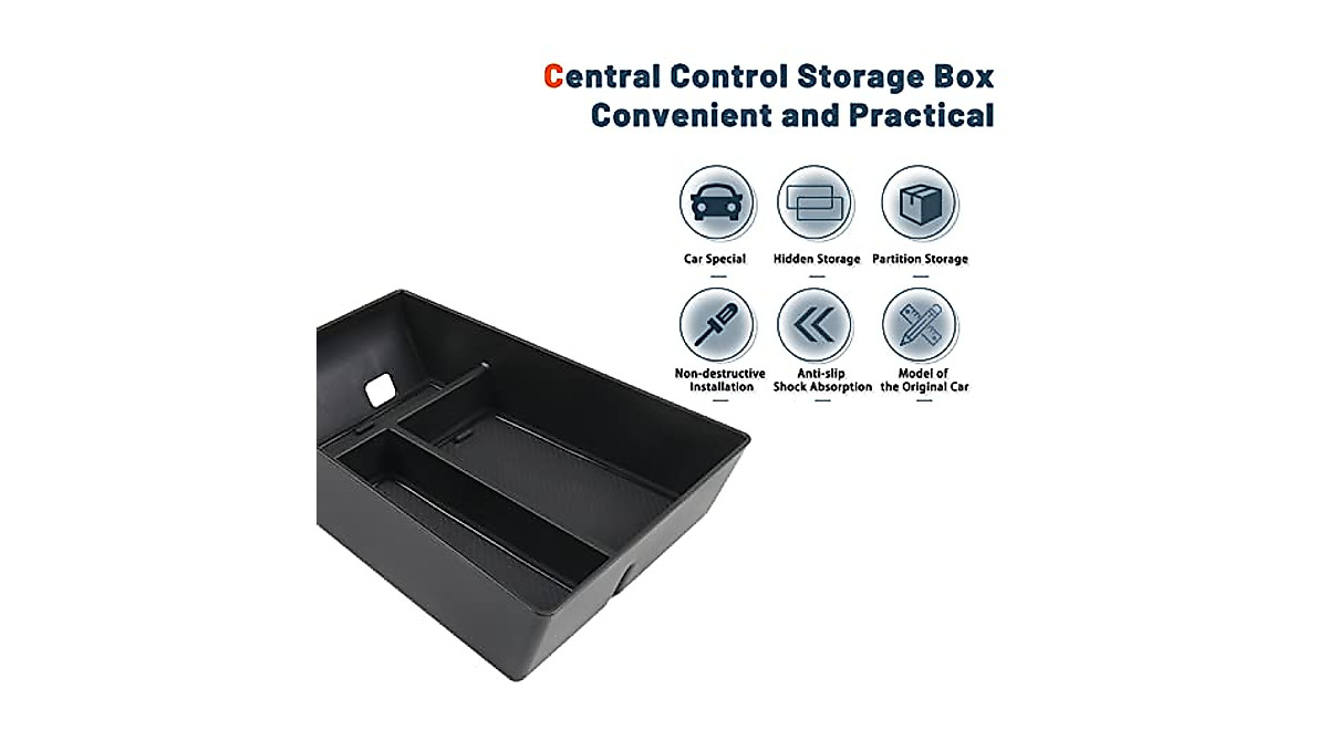 BMW X5/X6/X7 Center Console Organizer - Perfect Fit & Easy Storage