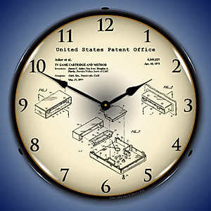 Collectable Sign and Clock Gaming Console TV Game Cartridge 1977 3 of 29 Gaming Patents Clocks