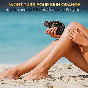 The Sicilian 200X Dark Black Bronzer Tanning Lotion - BEST Tanning Lotion For Glowing Skin - Gradual Bronzing & Sunless Self Tanner Lotion - Luxurious Sunless Body Tanning Lotion Nourishes Skin