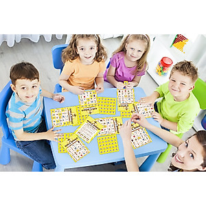 FLYAB Bible Bingo Game for Kids Adults 26 Players Christian Bible Bingo Cards Religious Bible Activities Games for Vacation Bible School Sunday Church Family Open Day Holiday Party Supplies
