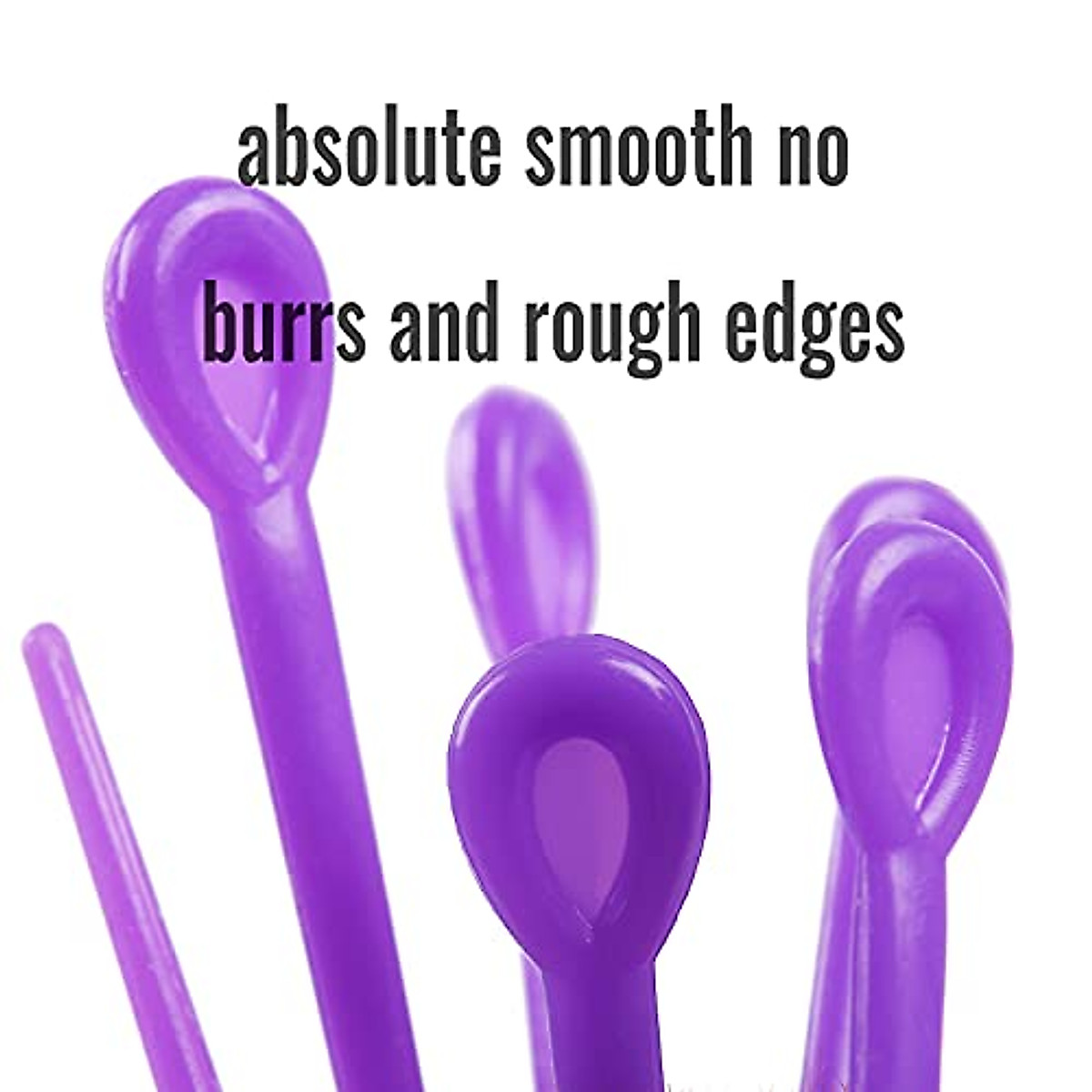 200 Pieces Hair Roller Pins plastic pins roller picks for fixed old fashioned hair rollers and brush roller curlers Hair styling tool needle structure knitting tool (purple)