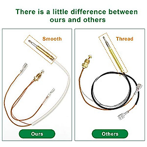 Coolrunner Gas Patio Heater Repair Replacement Parts Outdoor Heaters Safety Kits Thermocouple (M8 x1) and FD4 Dump Switch for Propane Gas Patio Heater