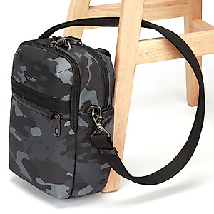 Pacsafe Metrosafe X Anti Theft Vertical Crossbody - Fits 11" Tablet, Camo