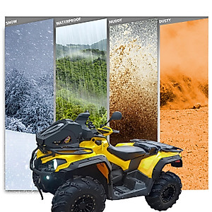 SAUTVS Fender Flares for Can-Am Outlander 450 500 570, Heavy Duty Front Rear Mud Flaps Kit for Can Am Outlander 450/500 / 570 L MAX EFI 2015-2021 Accessories (6pcs, Replace #715001909)