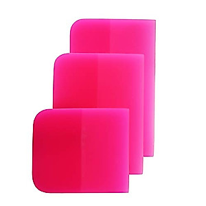 3 in 1 TPU Squeegee Material,Anti-Scratch Rubber Squeegee for car,PPF Squeegee,Different Sizes Squeegee are Suitable for Vinyl Wrap and Window Tint Tool for Cars