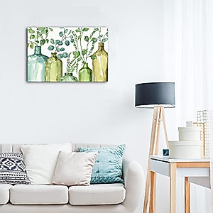 Artmaple Paint by Number for Adults Beginner Kids, Ideal Gift Choice for Birthday,Anniversary or Any Festival. DIY Acrylic for Decor Canvas Roll (16x24, Plants in Glass Bottles)