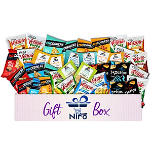 Niro Assortment | Chips Snack Pack | Pop chips, Popcorners, Quaker, and Straw & Puffs | 40 Packs