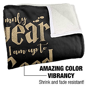 Harry Potter Blanket, 50"x60", No Good Silky Touch Sherpa Back Super Soft Throw Blanket
