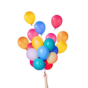 Aimto Clear Balloons Transparent Party Balloons,12 Inch–Pack of 100