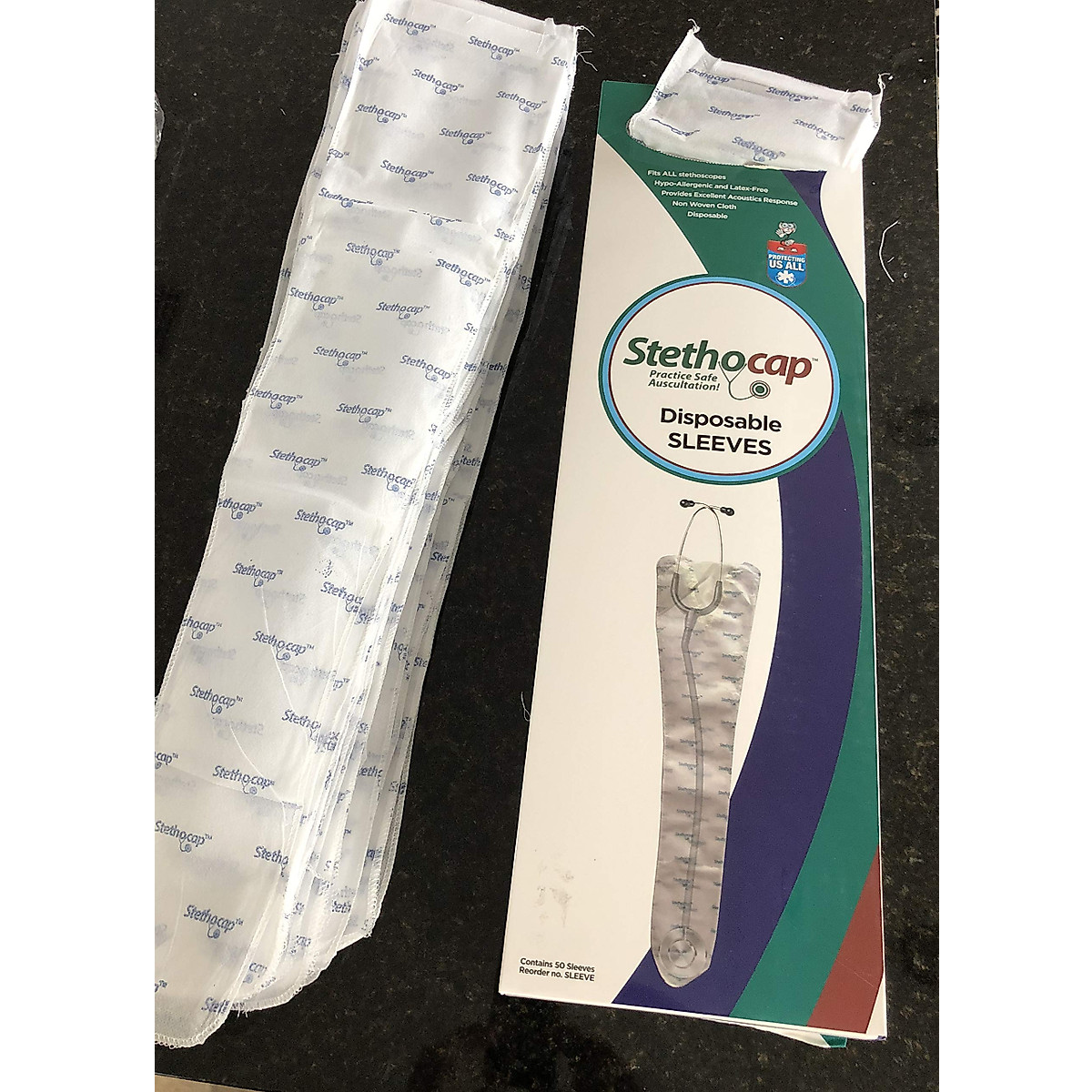 Stethocap Disposable Sleeve Full Coverage 50 Pcs