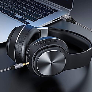 6 FT USB to 3.5mm Audio Jack Adapter，USB 2.0 to 3.5mm AUX Stereo Audio Cord，Compatibility with Laptop, Speaker, Support Windows，Not Applicable to Charging and MP3, Truck, TV USB Ports (6FT, Grey)