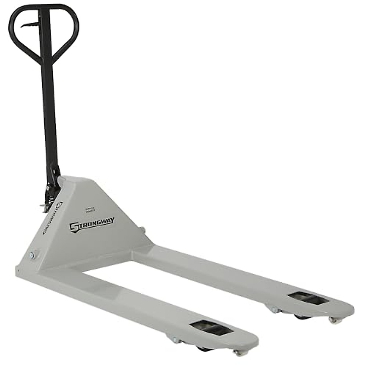 Strongway Pallet Jack Fork Pallet Truck - 63.5in L x 27in W (5500LB Capacity)