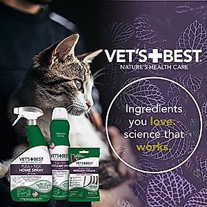 Vet's Best Flea and Tick Gentle-Mist Spray for Cats | Flea and Tick Spray with Certified Natural Oils | Gentle-Mist Spray for Easy Application and Control | 6.3 Ounces