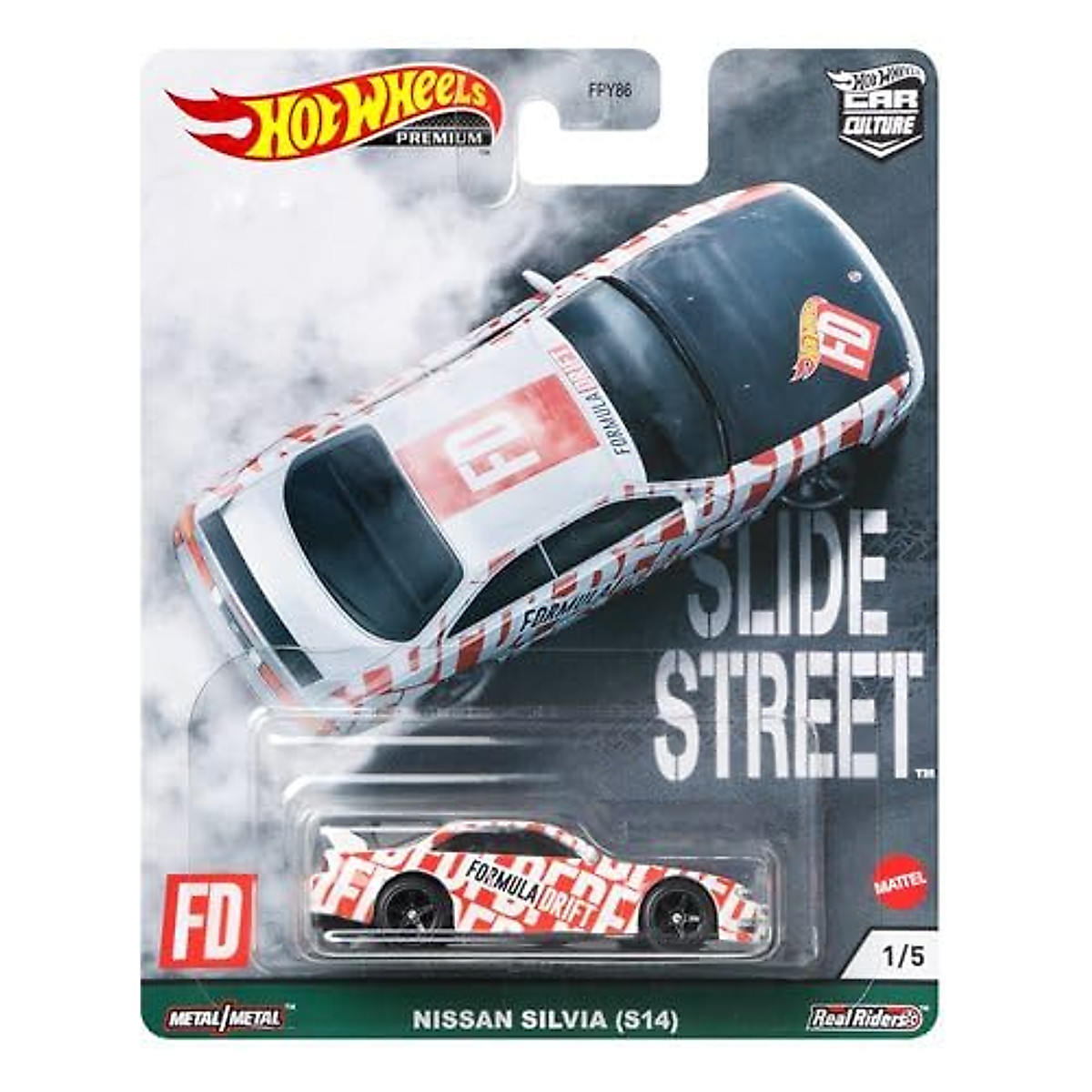 Hot Wheels Premium Car Culture Slide Street Slidewayz Complete Set of 5 Diecast Vehicles