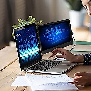 VINGVO Laptop Monitor Extender, Mini HD Multimedia Interface 11.6 Inch Laptop Screen Extender for Phone