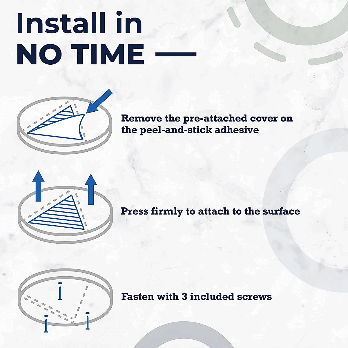 EZ Off Jar Opener for Weak Hands - Under Cabinet, Easy Grip, One Handed Jar & Bottle Opener - Removes Tight Jar Lid for Seniors with Arthritis - Essential Kitchen Gadgets for Home Assistance - White