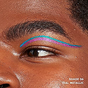 NYX PROFESSIONAL MAKEUP Epic Wear Metallic Liquid Liner, Long-Lasting Waterproof Eyeliner - Teal Metal