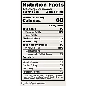 Anthony's Organic Coconut Flour, 4 lb, Batch Tested Gluten Free, Non GMO, Vegan, Keto Friendly