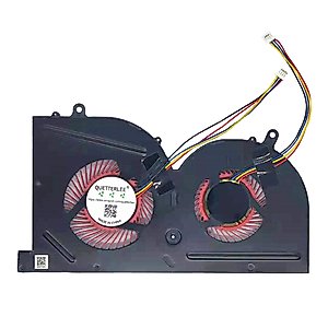 QUETTERLEE Replacement New Laptop GPU Cooling Fan for MSI GS63 GS63VR GS73 GS73VR GS62 GS72 MS-17B1 MS-17B2 MS-16K2 MS-16K3 MS-16K4 MS-16K5 Stealth Pro Series BS5005HS-U2L1 Fan