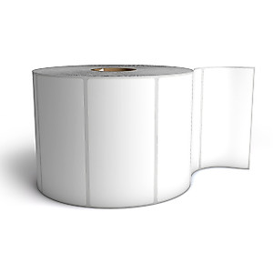 800522-125 Compatible KENCO® Brand 2.25 inch x 1.25 inch with perf Direct Thermal Labels to fit Eltron or Zebra Printers. 1 in. Core, 1,135 Labels Per Roll, 12 Rolls Per Case