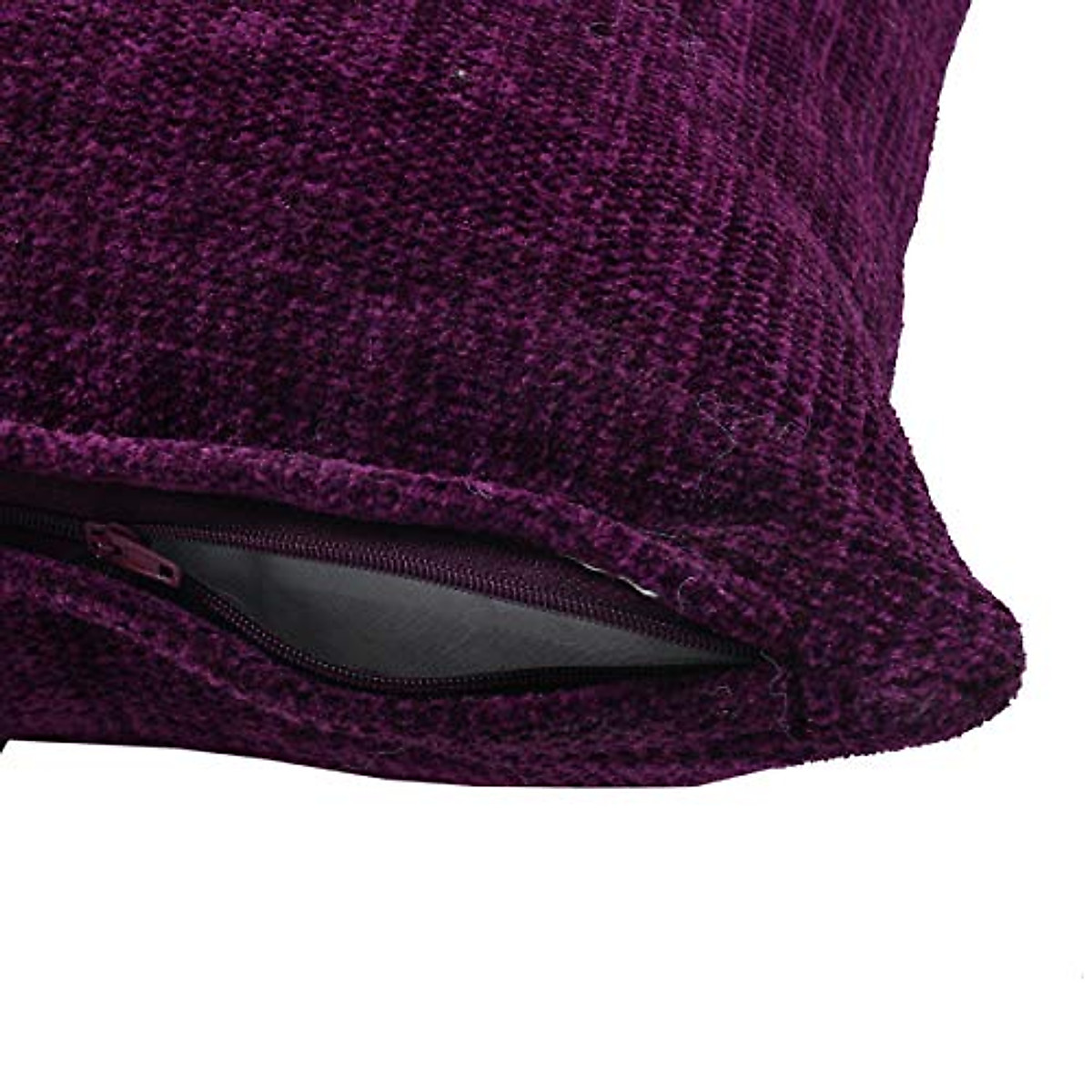 Sheen Home Throw Pillow Covers Wine Decorative Pillow Covers, Couch Cover Sofa Pillows Accent Pillows Bed Pillows Square Pillow Covers Micro Chenille Farmhouse Pillow Set of 2, 16X16 Inches