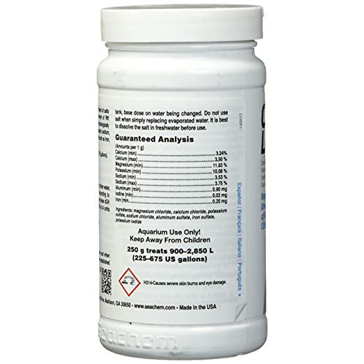 Cichlid Lake Salt, 250 g / 8.8 oz