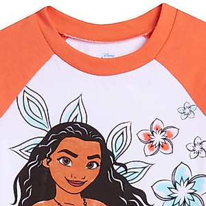 Disney Moana Infant Baby Girls 2 Pack T-Shirts White/Blue 18 Months