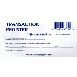 18 Pack Checkbook Registers for Personal Checkbook, Transaction Ledgers, 2022-2023-2024 Calendars