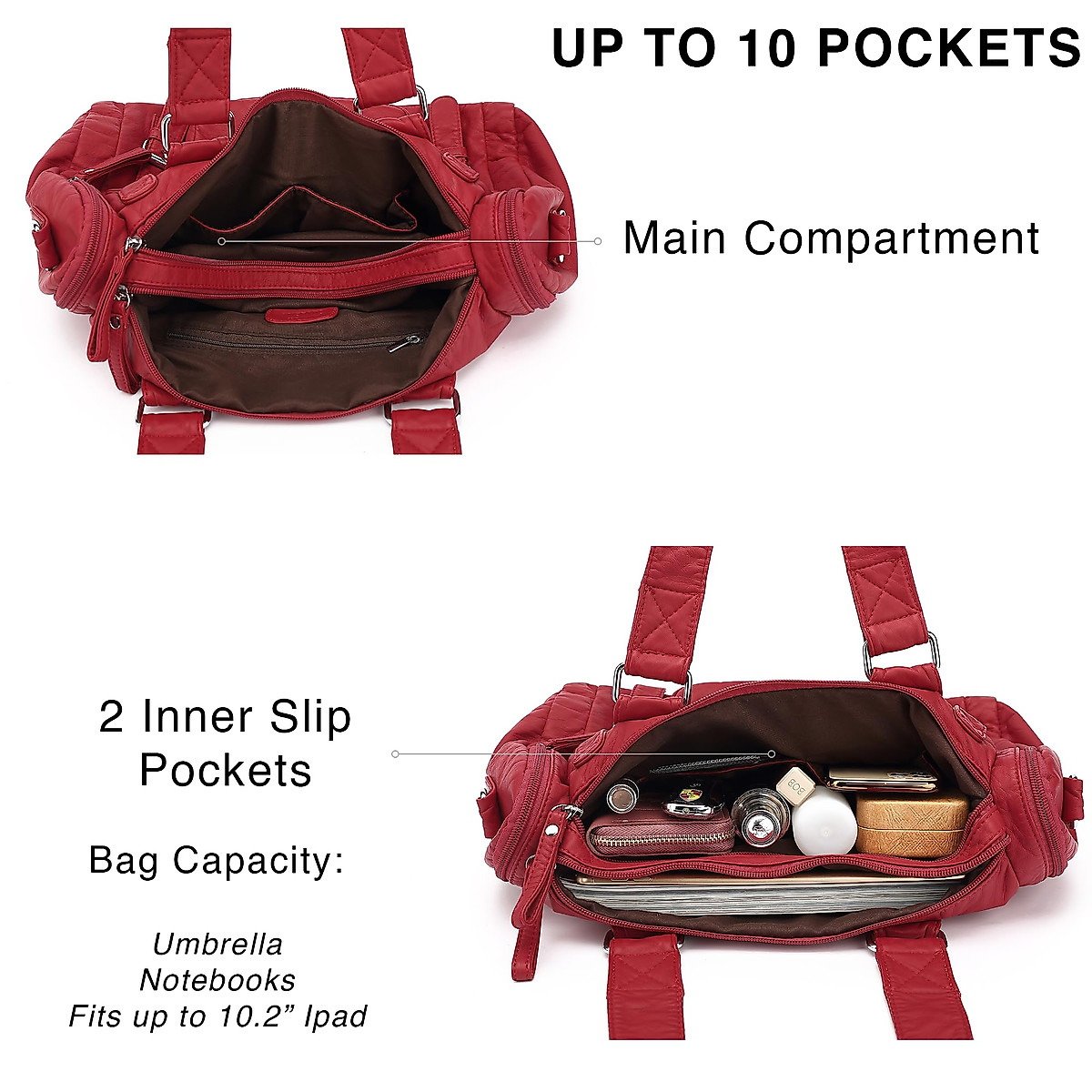 Scarleton Purses for Women Large Hobo Bags Satchel Handbags for Women Top Handle Shoulder Bag Tote Vegan Leather, H148513, Green