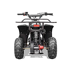 MotoTec Rex 110cc 4-Stroke Kids Gas ATV Black