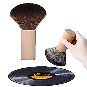 Turntable Vinyl Records Cleaner, Anti-Static Dust Cleaning Record Brush for Vinyl Albums LP CD Cartridge(1 Pcs)