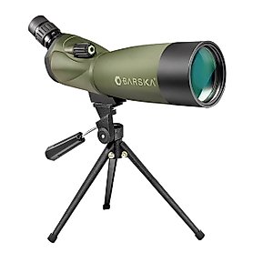 Barska AD11284 Blackhawk 20-60x60 Waterproof Spotting Scope with Tripod & Cases for Birding, Target Shooting, Sports, etc , Green