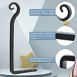 Gtongoko 6-10-15 Inch Sturdy Hanging Plant Bracket - Decorative Plant Hanger for Hanging - 2 Pack (10 Inch)