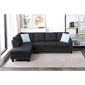 Devion Furniture Lorenzo Sofas, Dark Gray