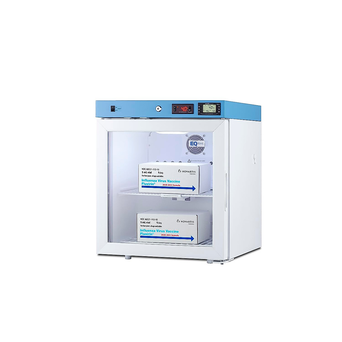 EQTemp 1.94 cu. ft Medical Refrigerator, Compact Glass Door- ACR22G