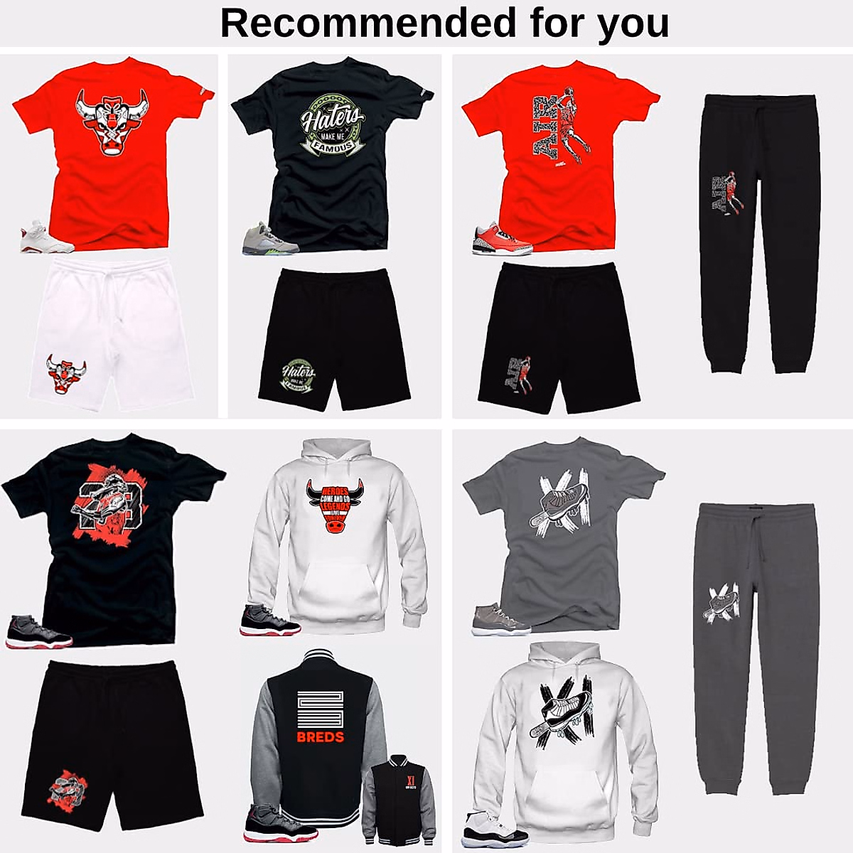 Jordan Retro 4 Tour Yellow Lighting Match Tees - The 4's Black | Medium