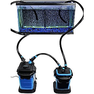 Penn-Plax Cascade 1000 Canister Filter and Optimizer Pre-Filter Aquarium Maintenance Bundle – Provides Physical, Biological, and Chemical Filtration