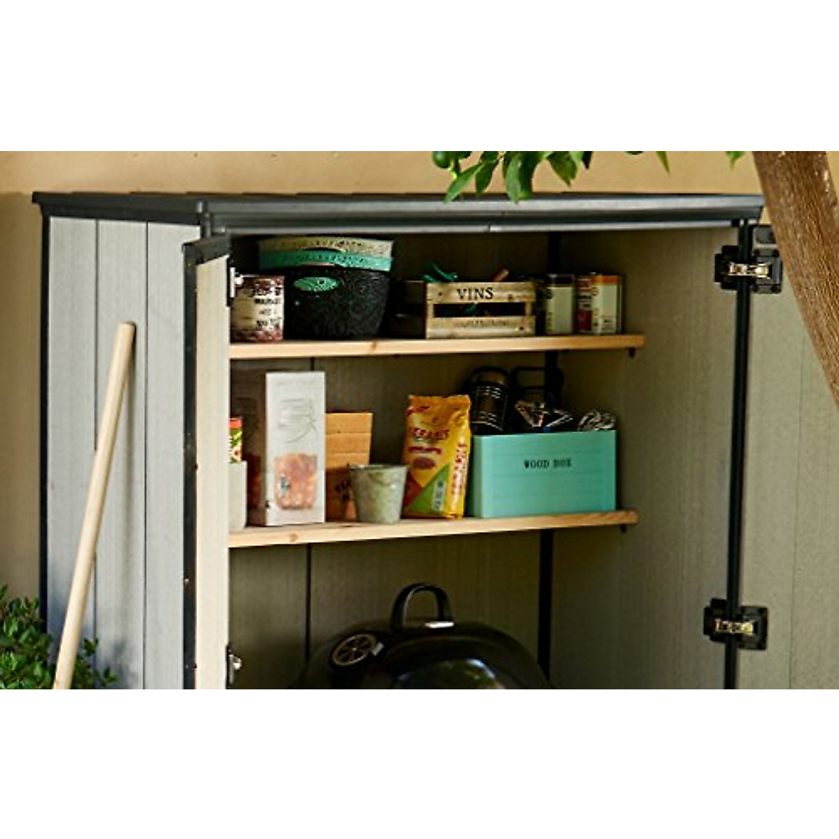 Keter 228430 High-Store Vertical Storage Shed