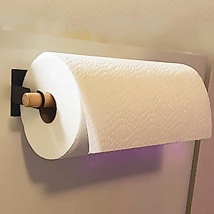 SANNO Magnetic Spice Rack for Refrigerator, Magnetic Paper Towel Holder Strong Magnet Shelf Kitchen Storage Organizer for Side of Fridge,Over Stove,Save Space on Counter