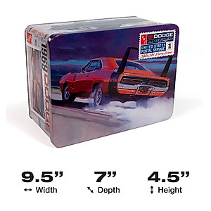 AMT 1969 Dodge Charger Daytona (USPS Stamp Series Collector Tin) 1:25 Scale Model Kit