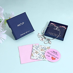 Anoup Horse Gifts for Girls, Horse Stuff Horse Gifts for Women Initial Bracelet for Teen Girls Gifts for Girls Horse Jewelry