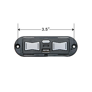 Uetmulik Recliner Emomo USB Type A and C Port 5 Button 5 Pin Hand Control Model HX90HU2 for Lift Chair